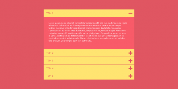 Criando Accordion com CSS3
